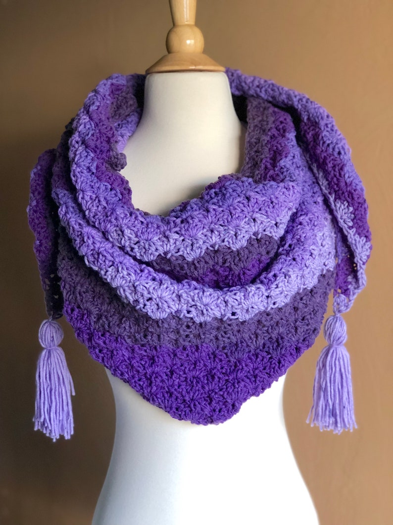 Crochet Pattern // the Thistle Shawl Pattern - Etsy
