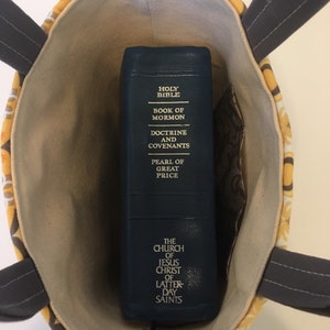 Scripture Case, Small Tote, LDS Scripture Bag, LDS Scripture Tote ...