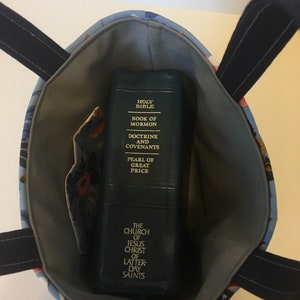 Scripture Case, Small Tote, LDS Scripture Bag, LDS Scripture Tote ...