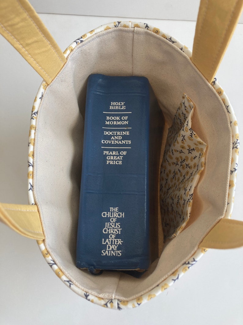 Scripture Case, Small Tote, LDS Scripture Bag, LDS Scripture Tote ...