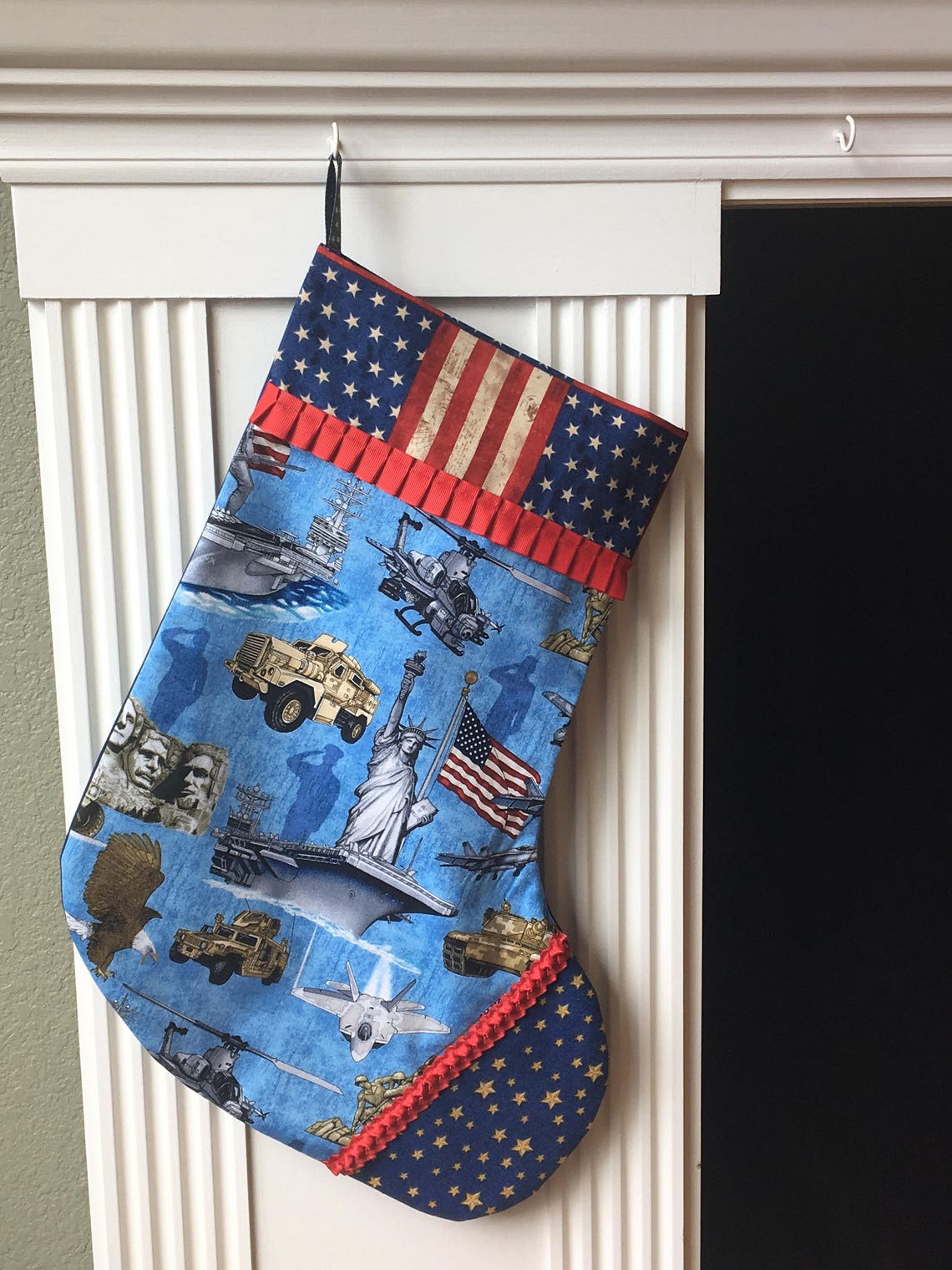 Military Christmas Stocking. Marine Stocking, Airforce Stocking, Navy ...