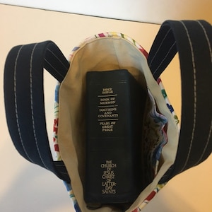 Scripture Case, Small Tote, LDS Scripture Bag, LDS Scripture Tote ...