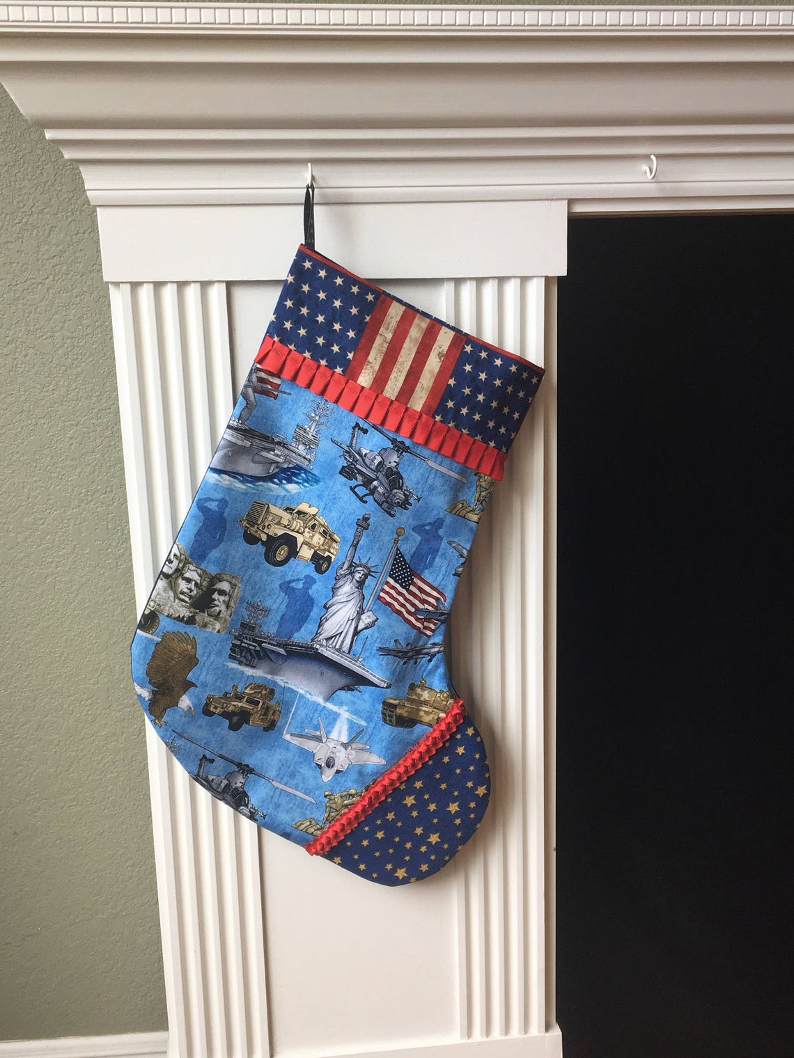 Military Christmas Stocking. Marine Stocking, Airforce Stocking, Navy ...