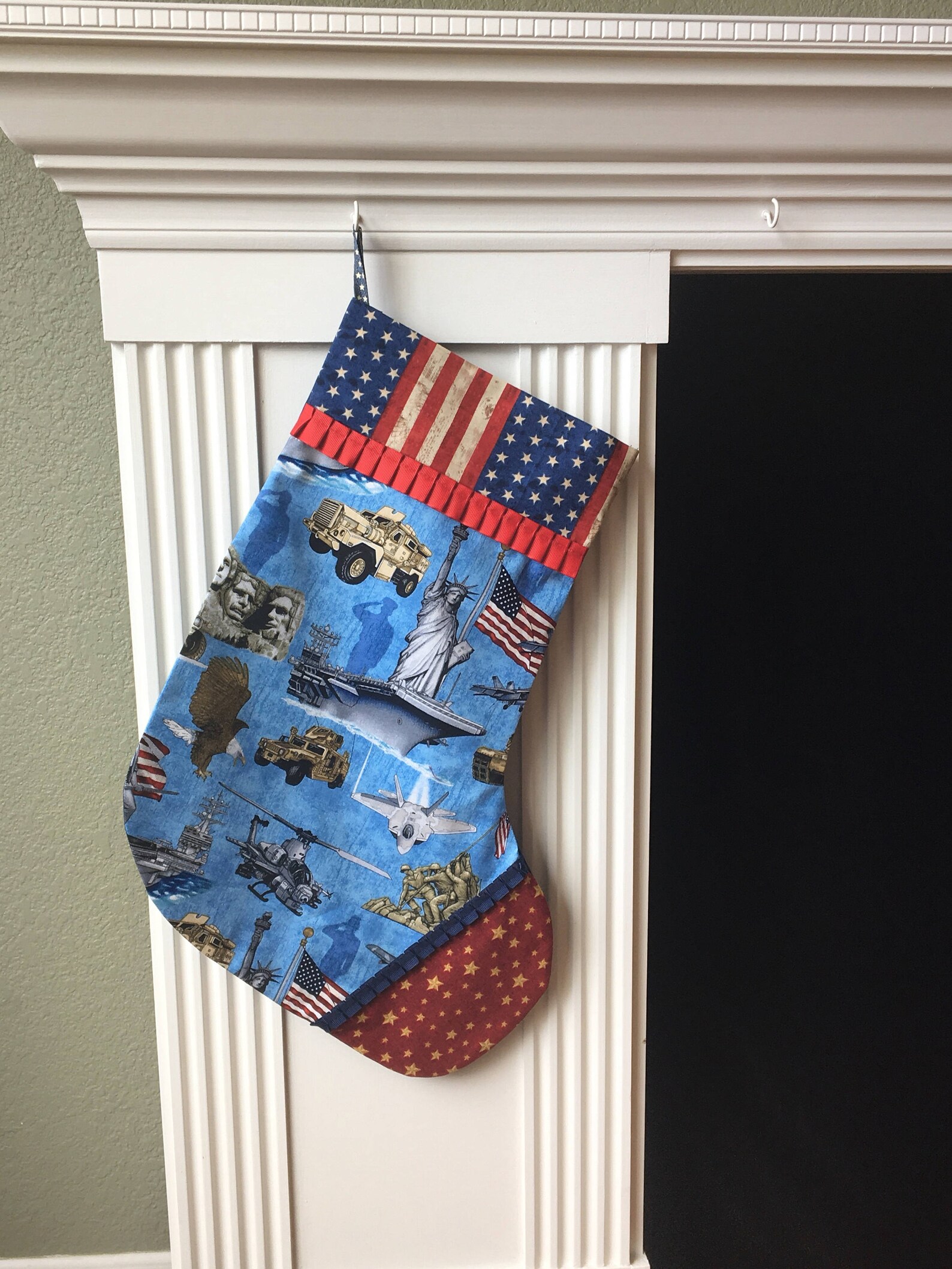 Military Christmas Stocking. Marine Stocking, Airforce Stocking, Navy ...