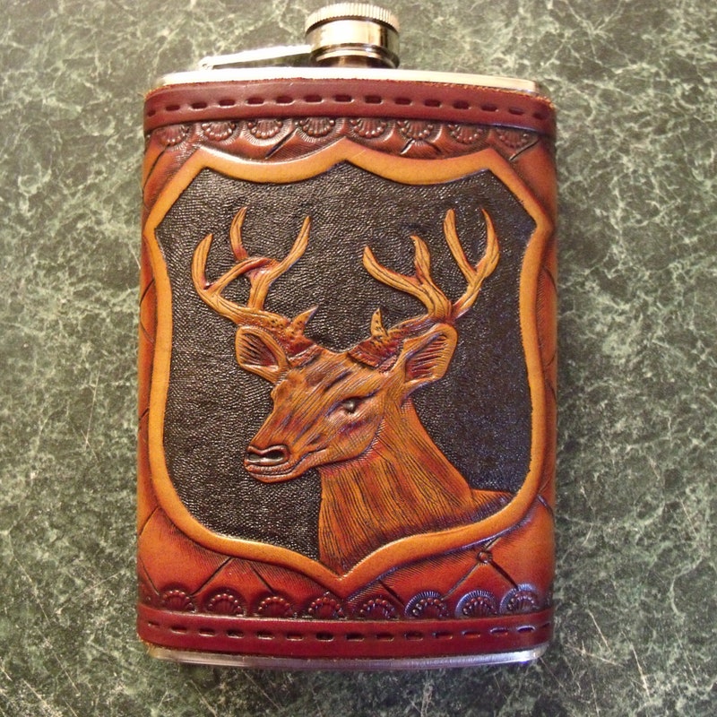 Hunting Flask - Etsy