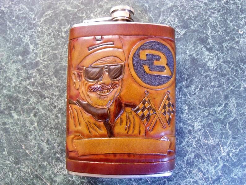 The Intimidator Racing Themed Leather & Stainless Steel - Etsy