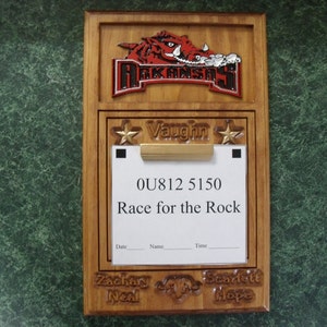 Custom Carved Message Board With Hand Painted Logo - Etsy