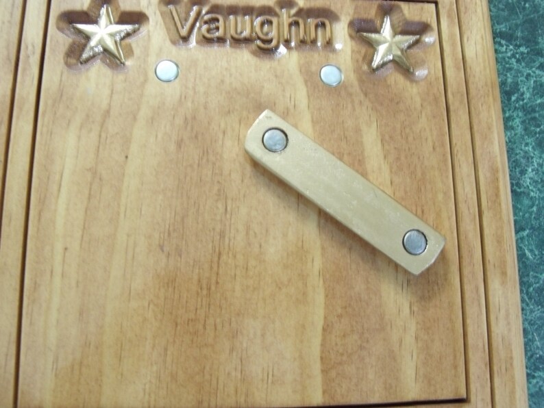 Custom Carved Message Board With Hand Painted Logo | Etsy