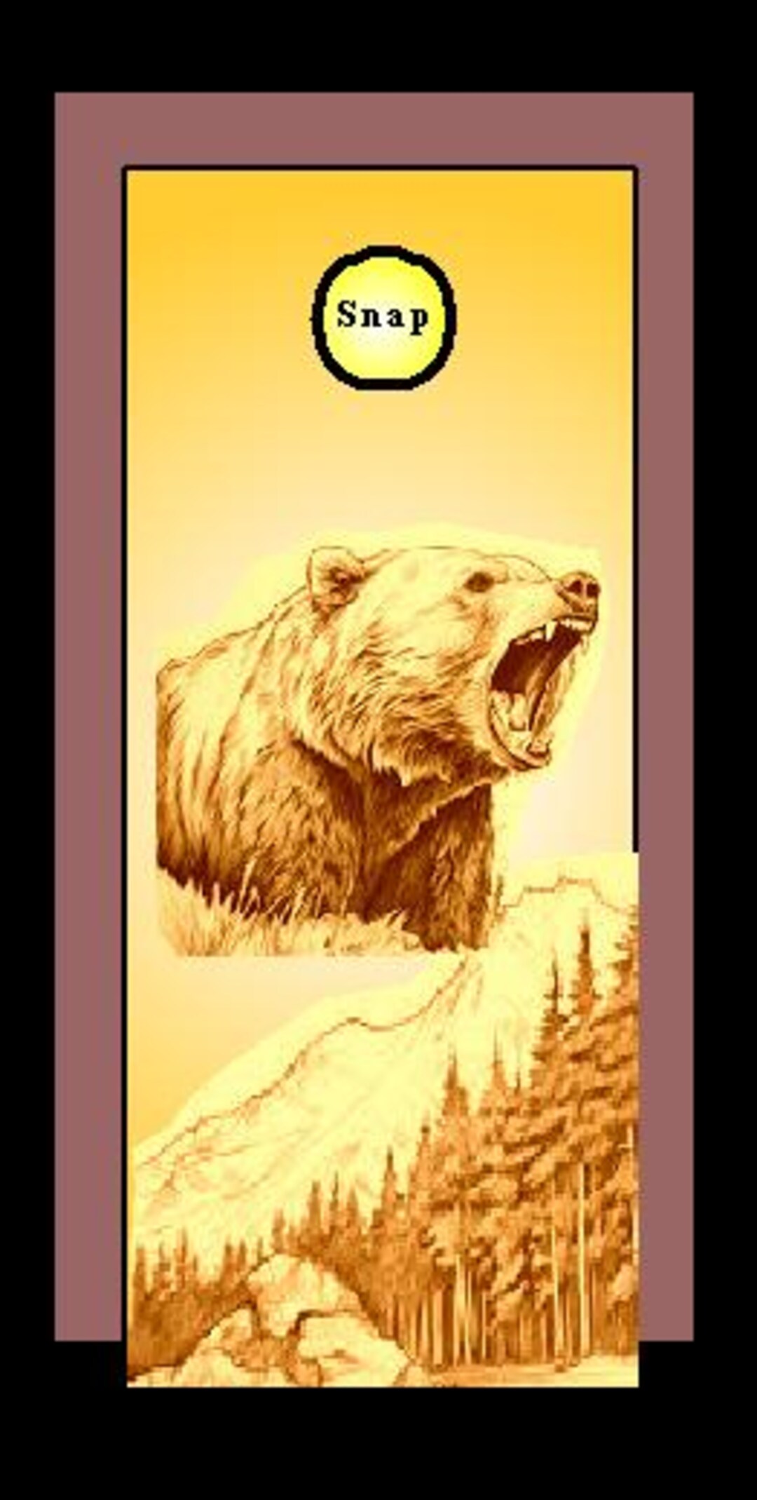 Custom Made Bowie Knife Sheath With Grizzly Bear Scene. With Fringe - Etsy