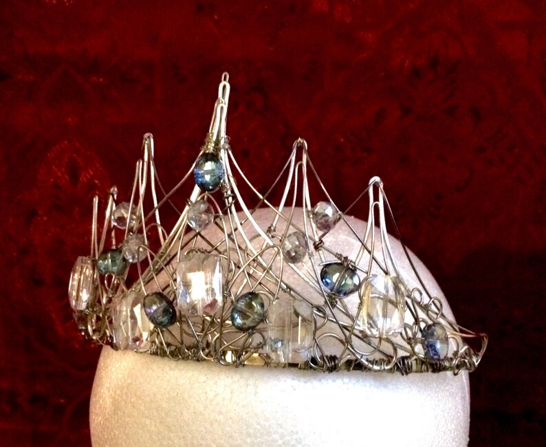Wire Crown/ Tiara/ Crown/ Crystal/ Wire Work/ Wire Wrapping/ Wedding - Etsy