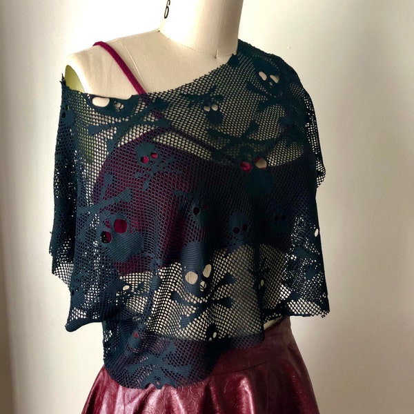 Skull Crop Top - Etsy