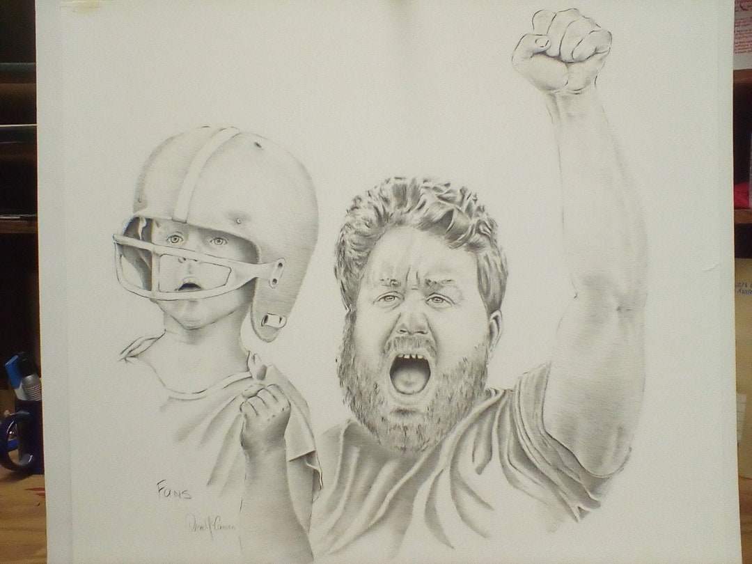 Fans, Original Pencil Drawing - Etsy