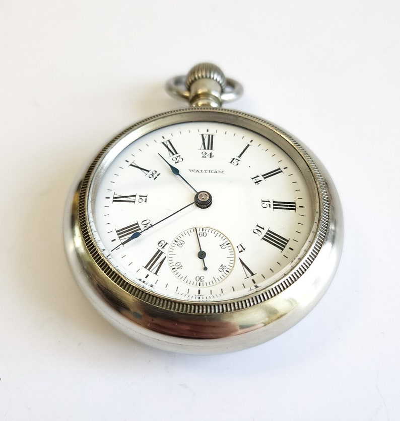 Antique, Serviced, Waltham Window Back 15 Jewel Pocket Watch. 1908 - Etsy