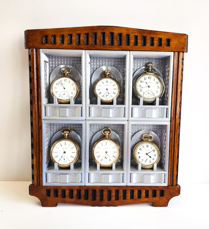 Pocket Watch Display Case, Modular, DIY Kit, Collectible. Model Display ...