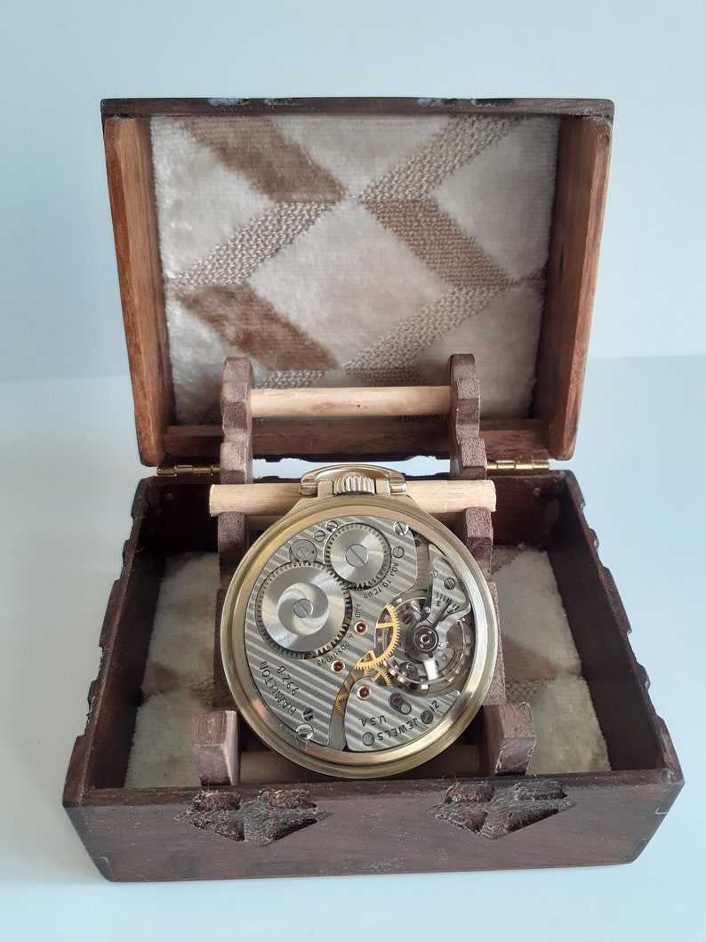 Antique, Serviced, Railroad Hamilton Grade 992 B, 21 Jewel Pocket Watch ...