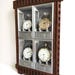 Four Pocket Watch Display Case, Built With Black Walnut Trim. Display ...