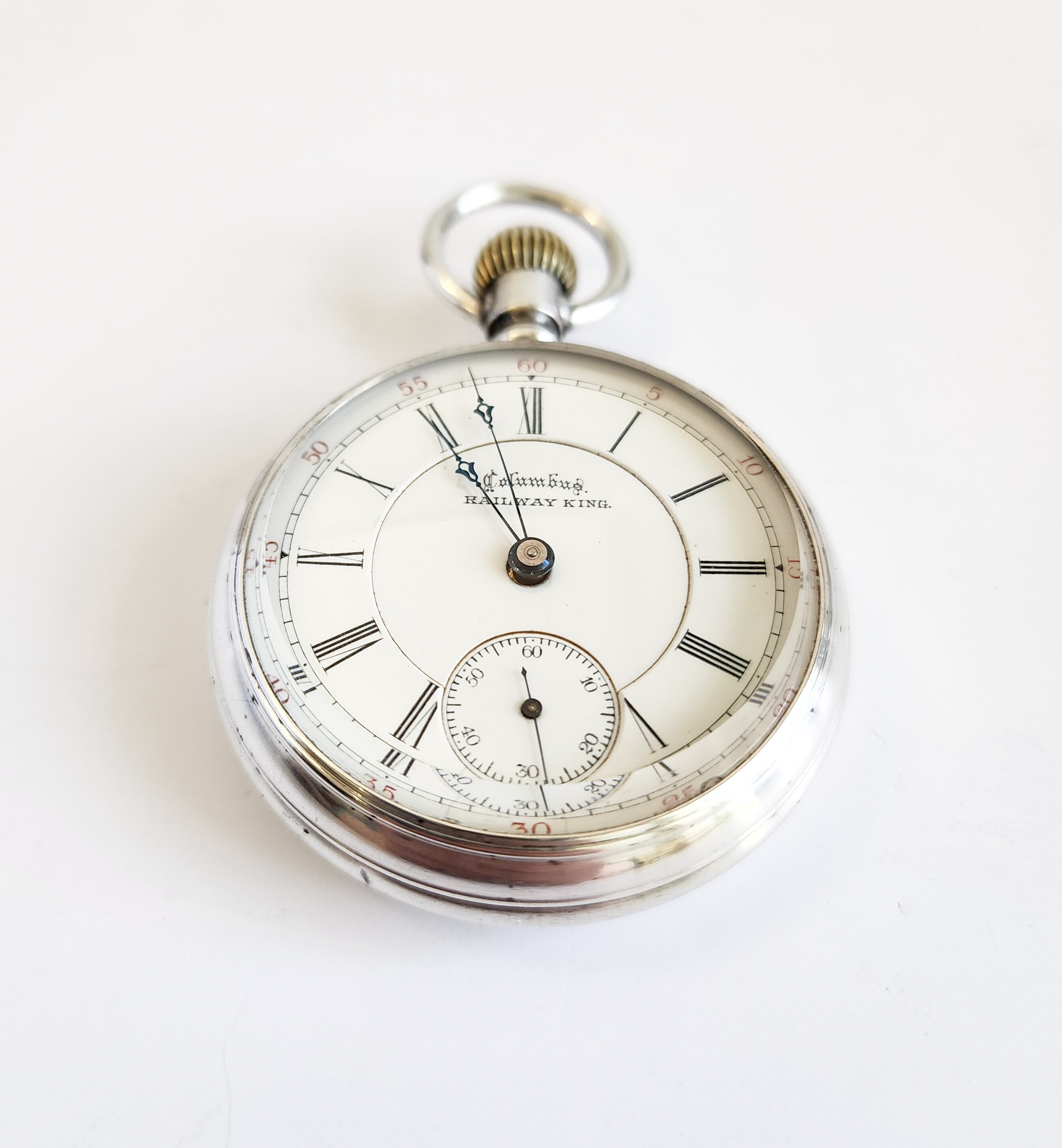 Rare! Antique, Serviced, Railway King, 16 Jewel Columbus Watch. 1899 ...