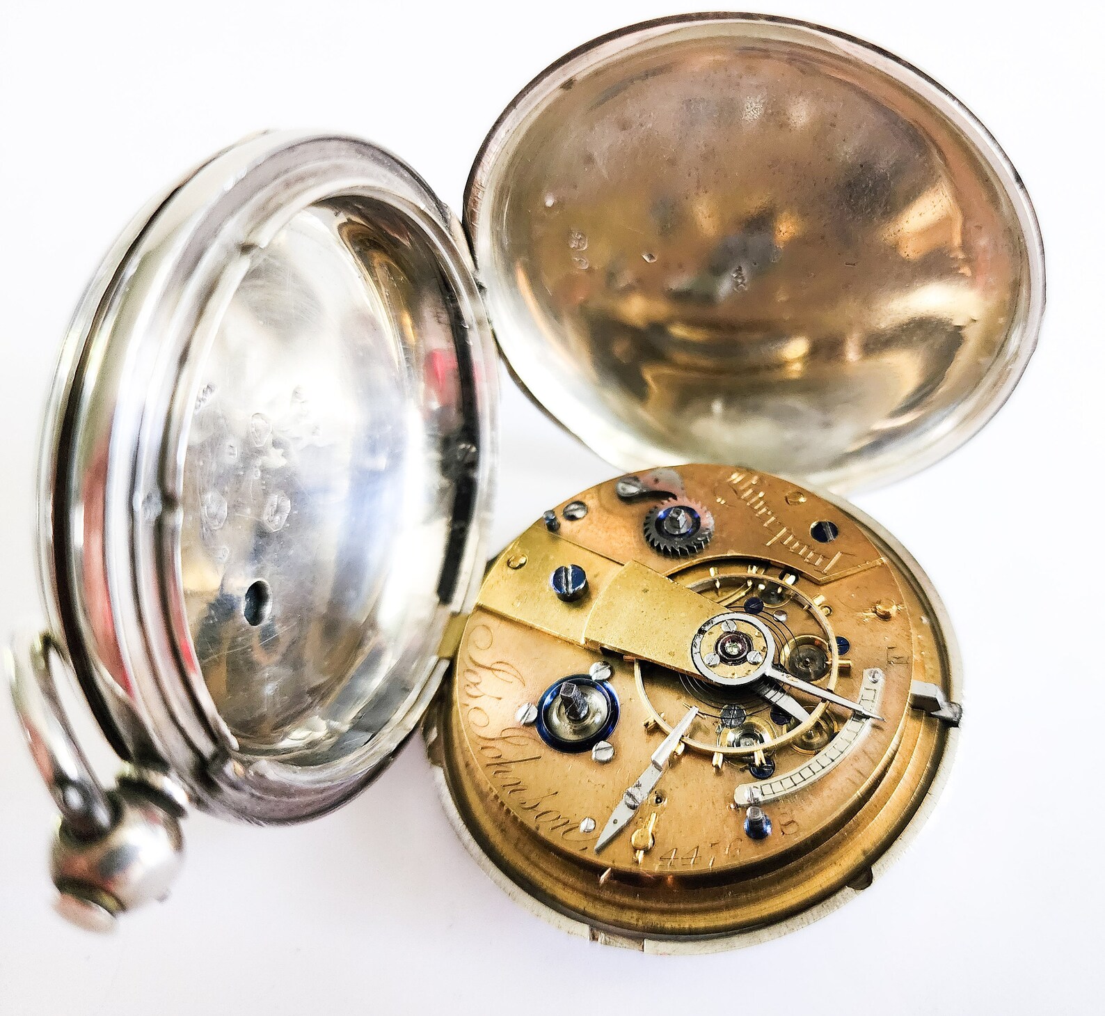 Antique, Serviced, 1853 Early Railroad Grade English Hunter Case Fusee ...