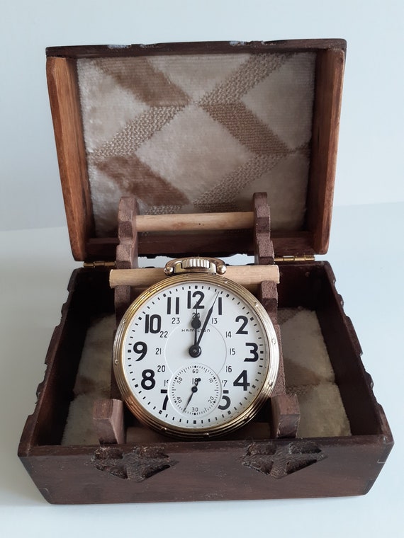 Antique, Serviced, Railroad Hamilton Grade 992 B, 21 … - Gem