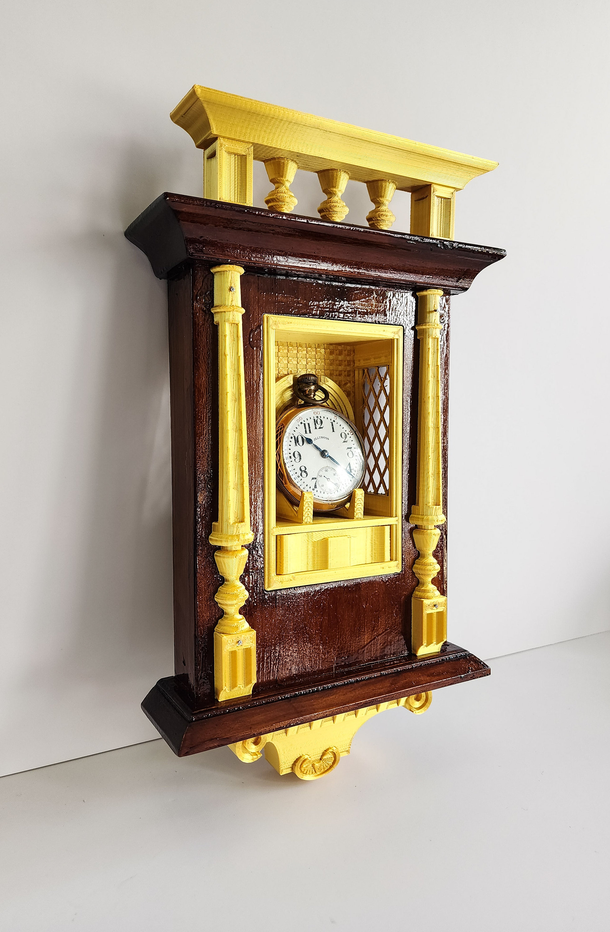 Pocket Watch Display Case, Modular, DIY Kit, Collectible. Model Gothic1 ...