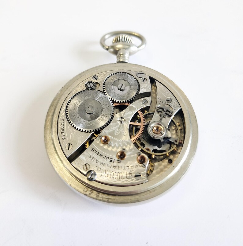 Antique, Serviced, Waltham 15 Jewel Pocket Watch. 1917 - Etsy