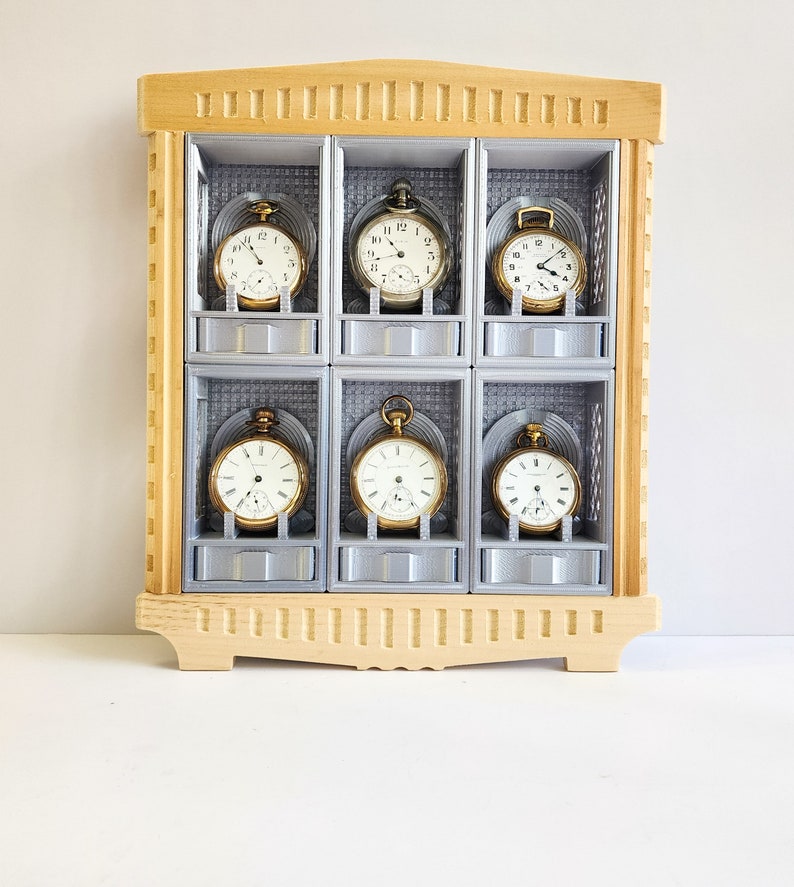 Pocket Watch Display Case, Modular, DIY Kit, Collectible. Model Display ...