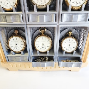 Pocket Watch Display Case, Modular, DIY Kit, Collectible. Model Display ...