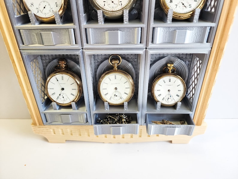 Pocket Watch Display Case, Modular, DIY Kit, Collectible. Model Display ...