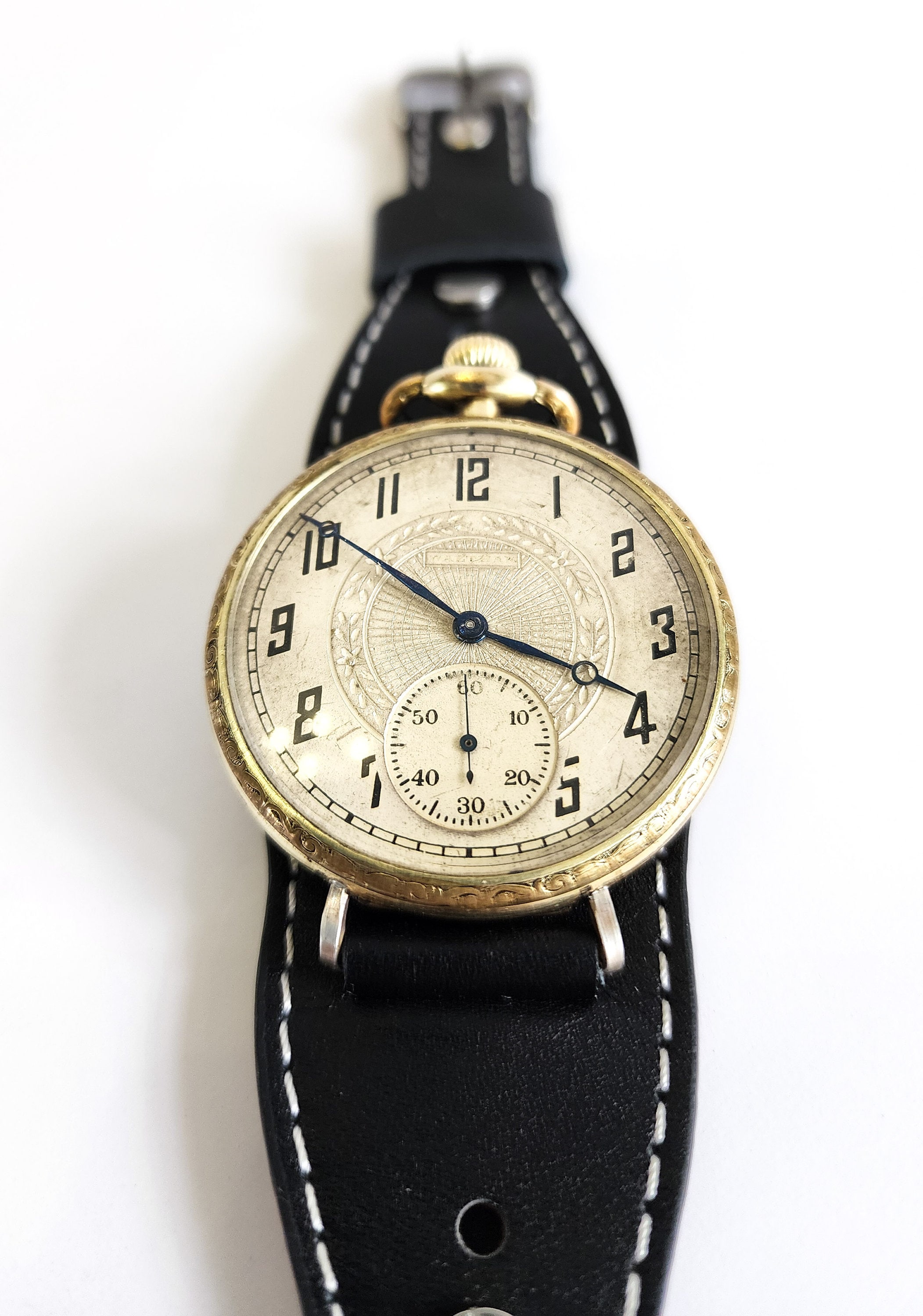 Antique, Serviced, 17 Jewel Waltham Pocket Watch, Conversion to Wrist ...