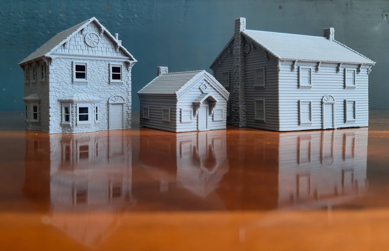N Scale House Lot. Victorian, Historic, Country, Homes.01,02,04 - Etsy