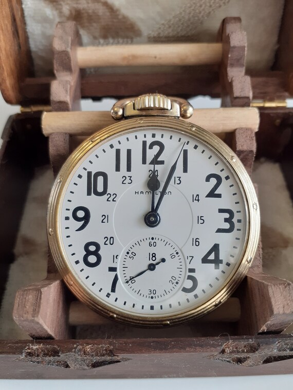 Antique, Serviced, Railroad Hamilton Grade 992 B, 21 … - Gem