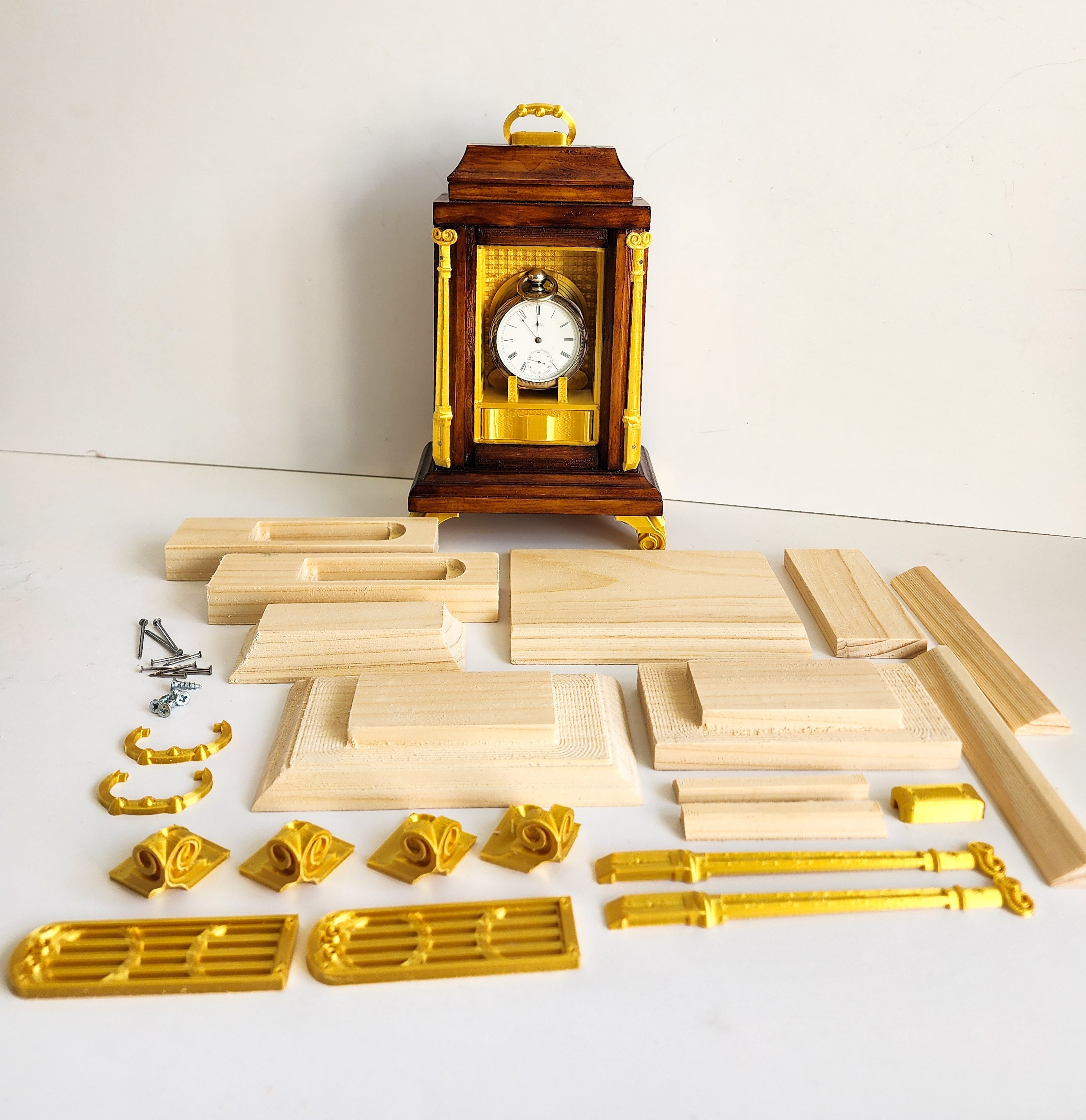 Pocket Watch Display, Modular, DIY Kit, Collectible. Model Bracket ...