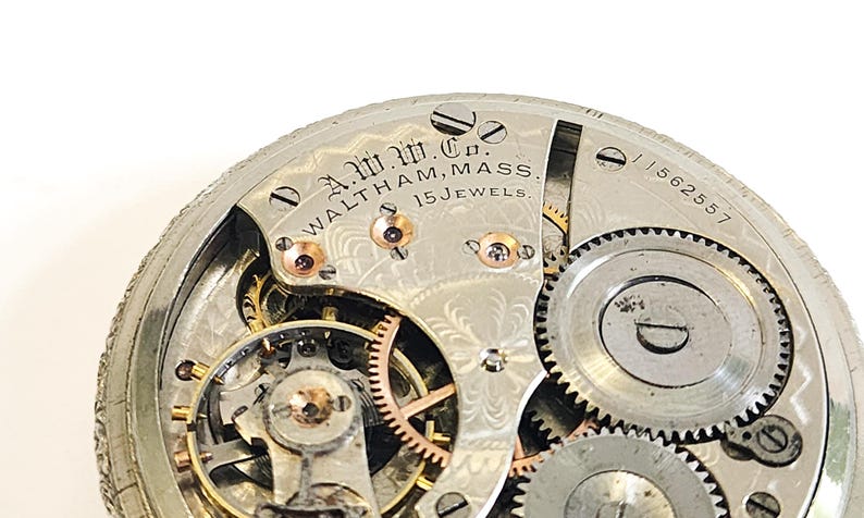 Antique, Serviced, Waltham 15 Jewel Pocket Watch. 1902 - Etsy