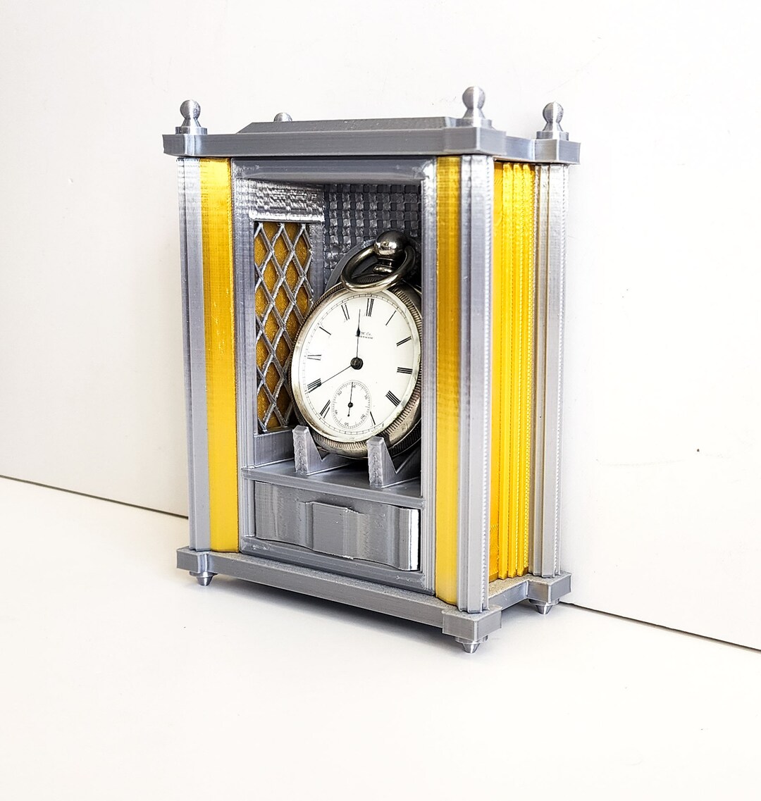Pocket Watch Display Case, Modular, DIY Kit, Collectible. Art Deco2 ...