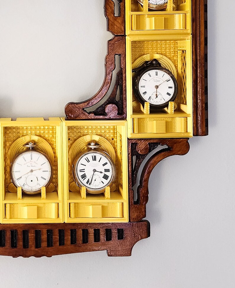 Pocket Watch Display Case, Modular, DIY Kit, Collectible. Model Display ...