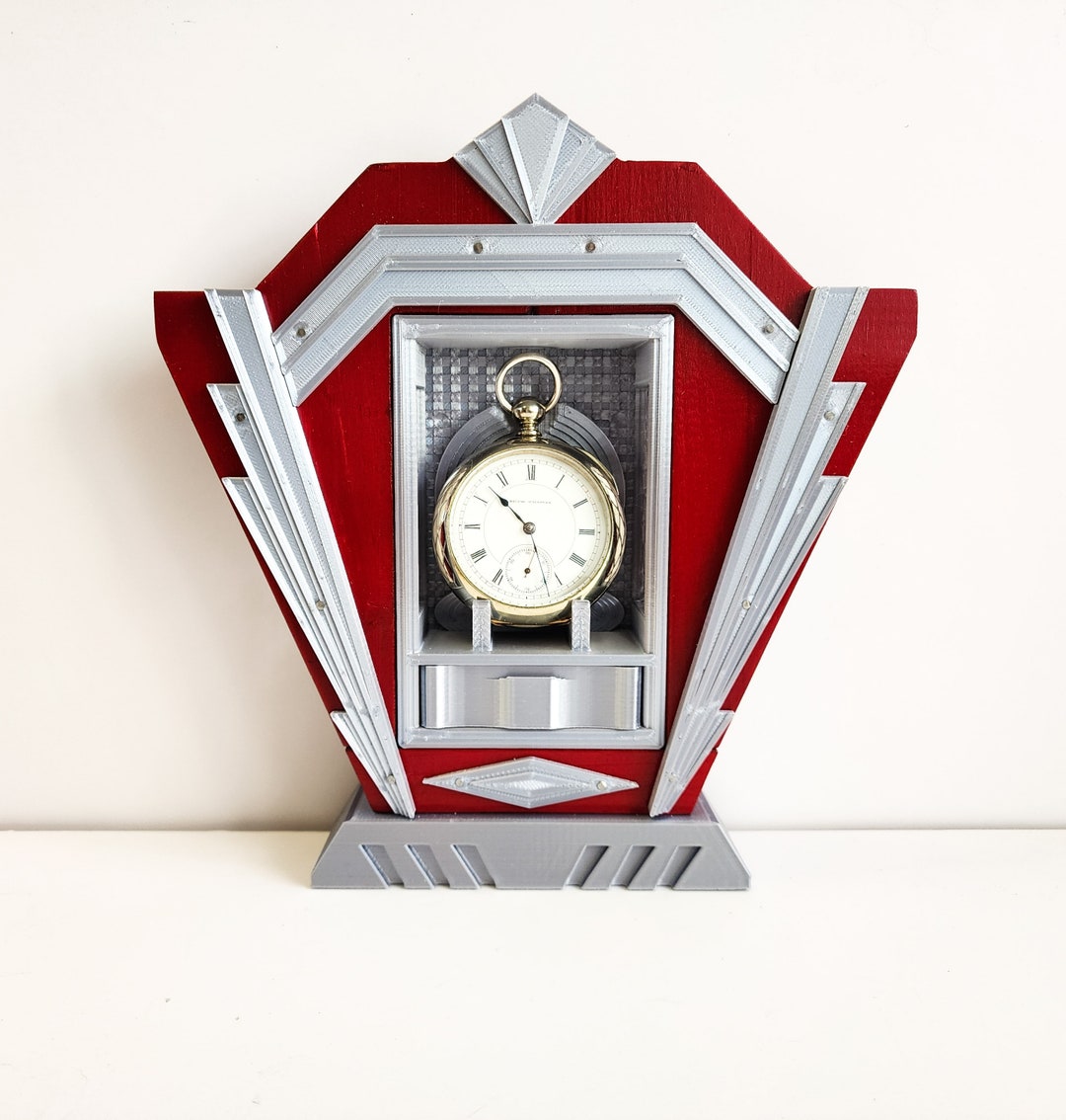 Pocket Watch Display Case, Modular, DIY Kit, Collectible. Art Deco ...