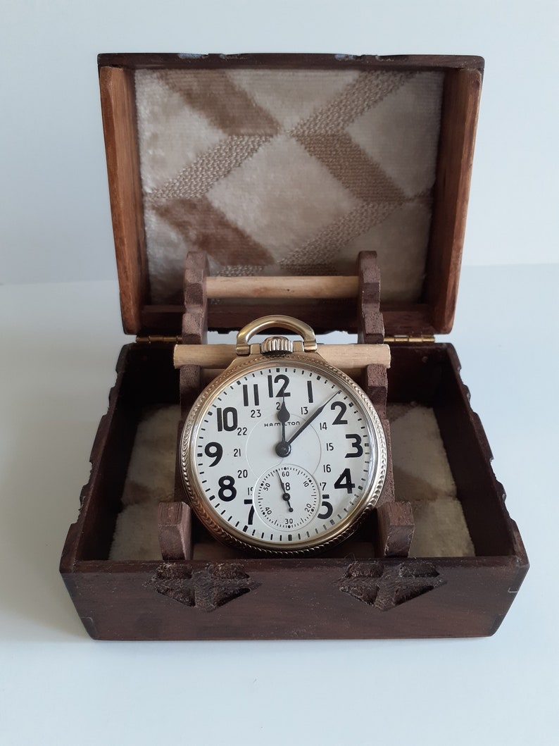 Antique, Serviced, Railroad Hamilton Grade 992 B, 21 Jewel Pocket Watch ...