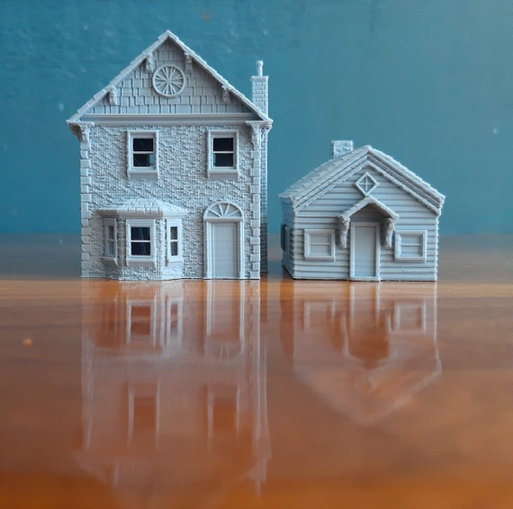 N Scale House Lot. Victorian Historic Country Homes.0104 | Etsy