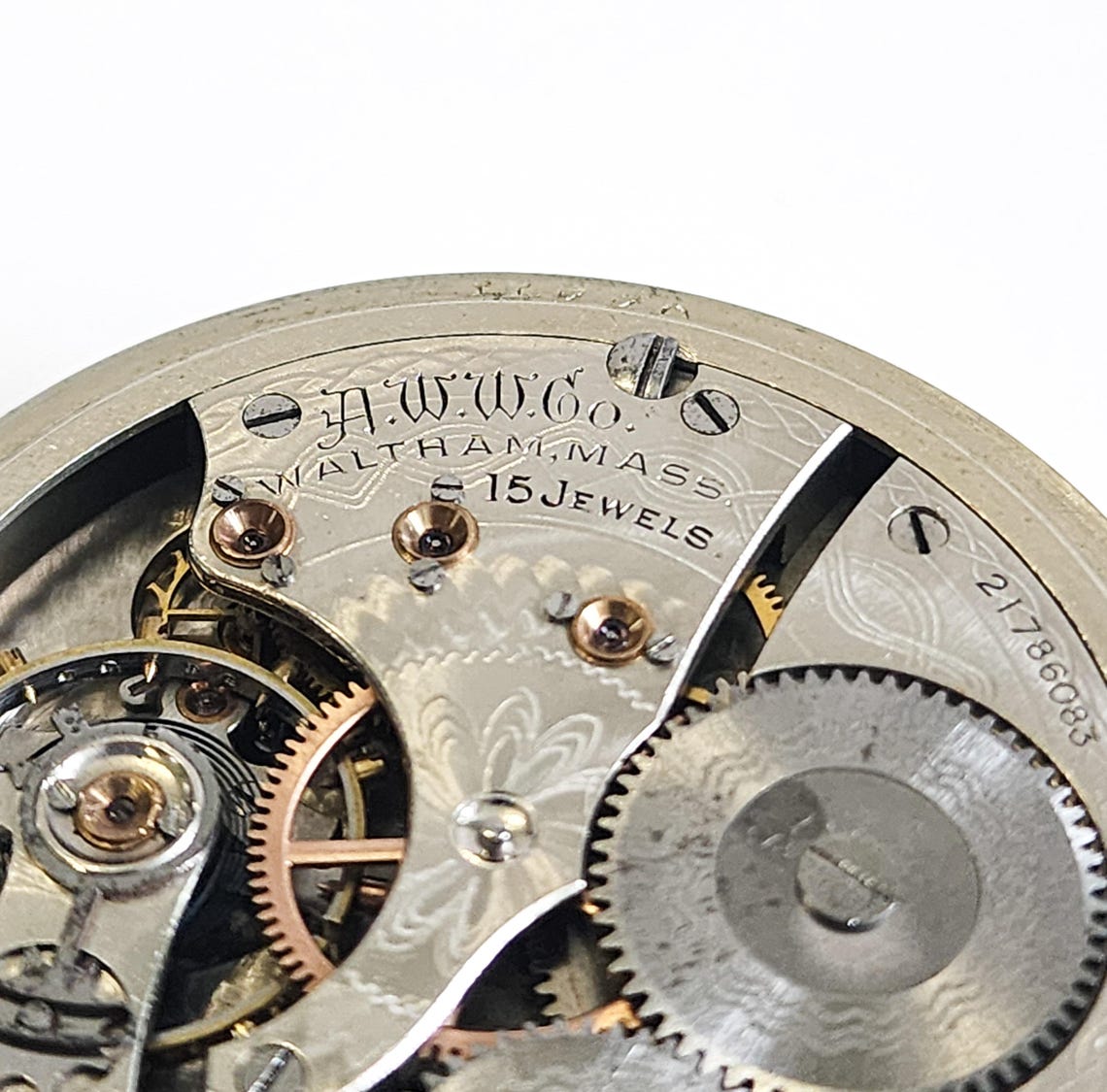 Antique, Serviced, Waltham 15 Jewel Pocket Watch. 1917 - Etsy