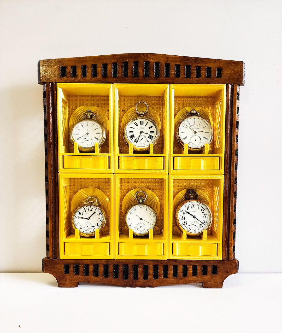 Pocket Watch Display Case, Modular, DIY Kit, Collectible. Model Display ...