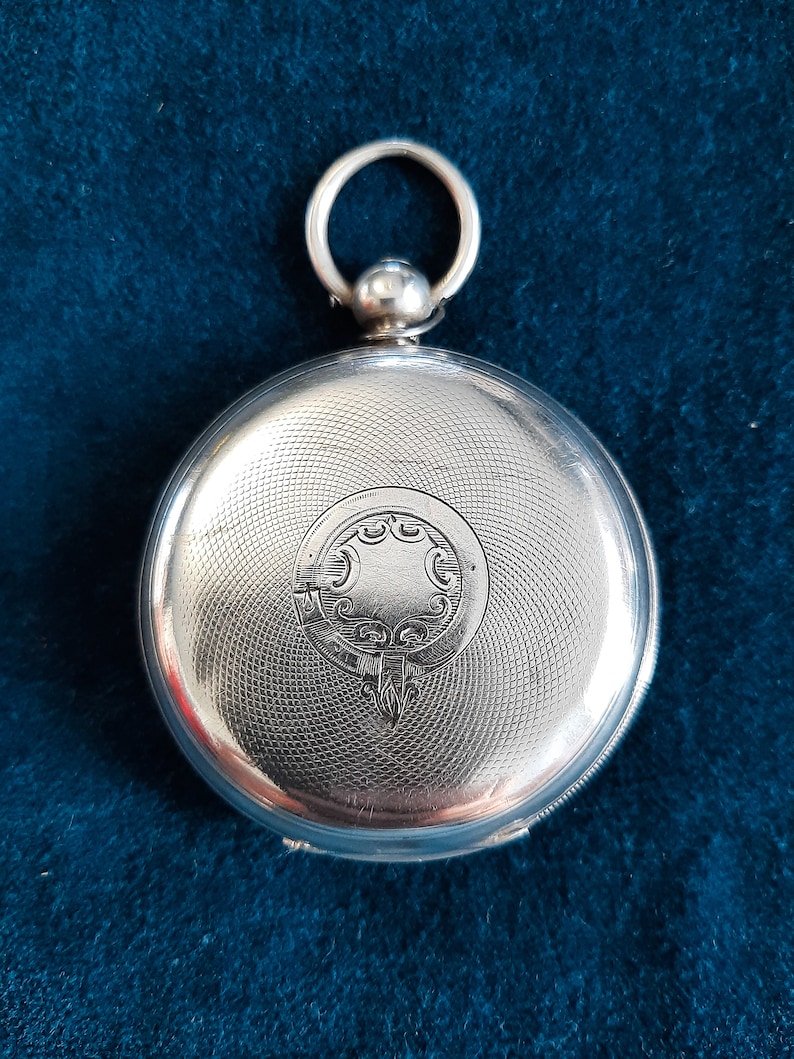 Antique, Serviced, Beautiful English Fusee, Sterling Silver 13 Jewel ...