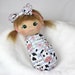 Handmade Cow Print Cloth Doll Swaddle Baby Doll Fabric Doll - Etsy