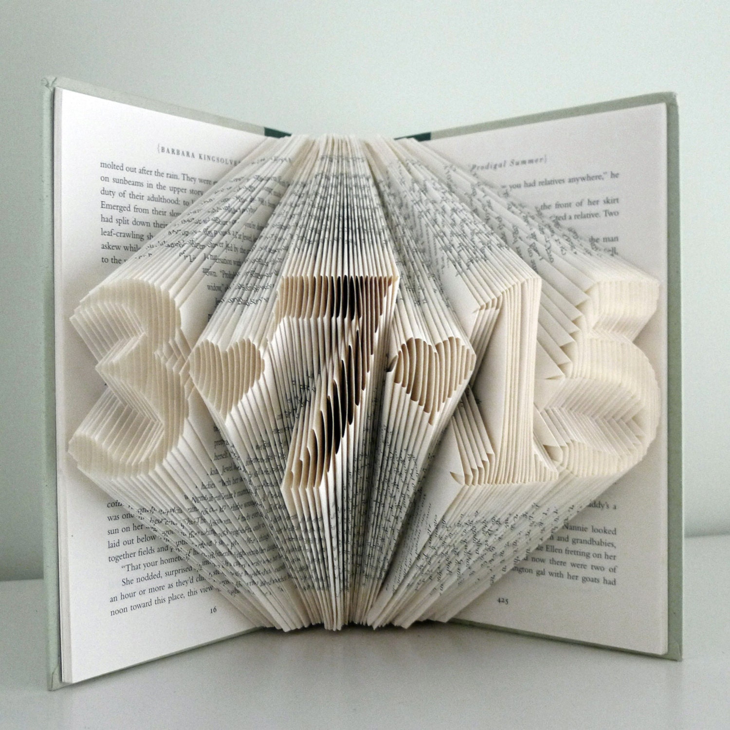 Anniversary Gift for Him Her Unique Wedding Date Folded Book Art First Birthday Paper Anniversary Save the Date Bride Present Etsy Polska