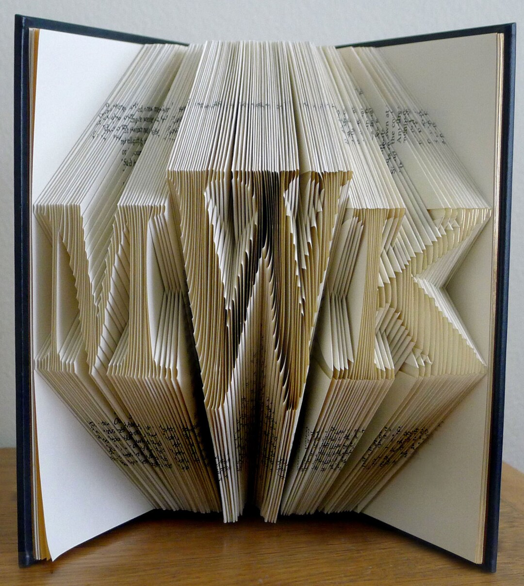 Monogrammed Gifts - Personalized Gift - Folded Book - Your Initials ...