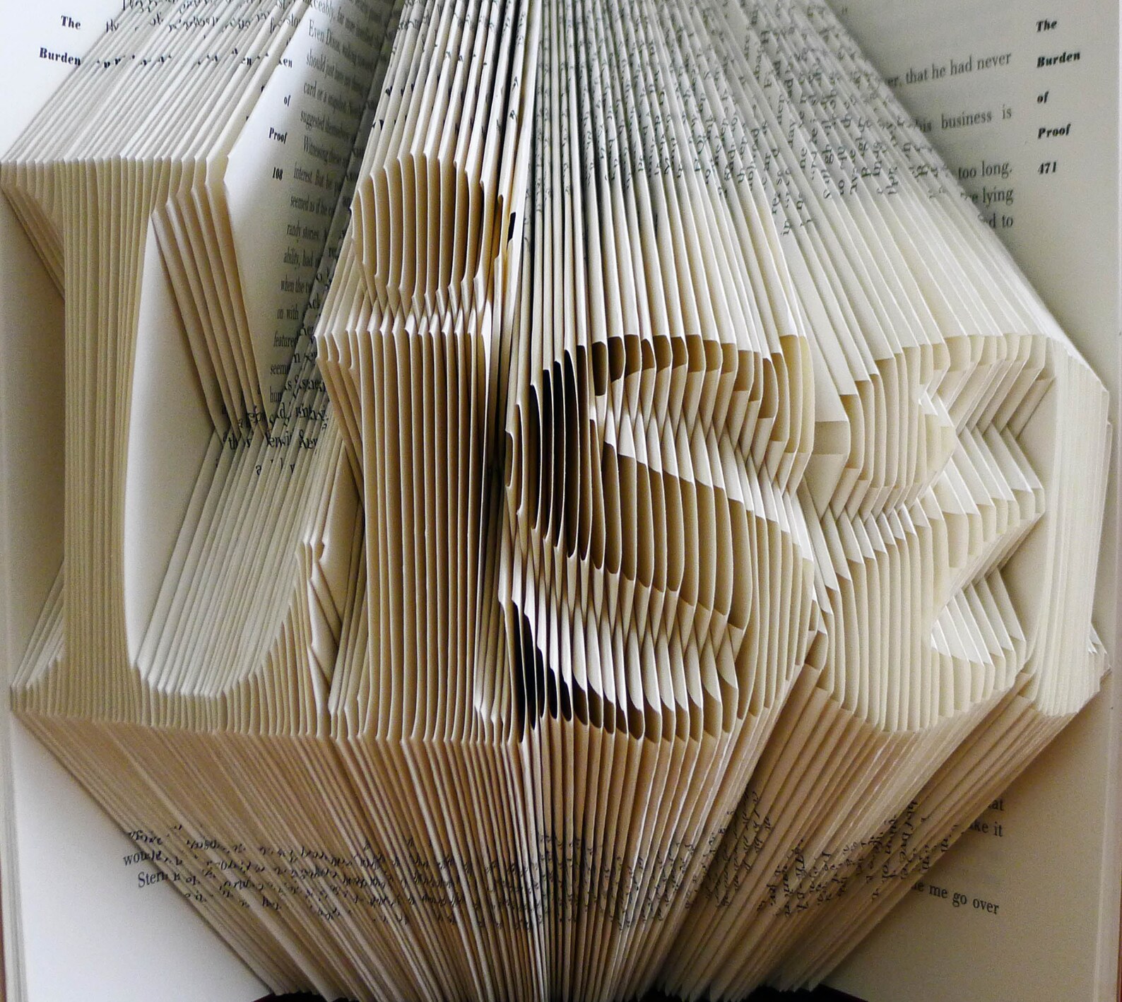 Monogrammed Custom Name Folded Book Unique Personalized Gift - Your ...