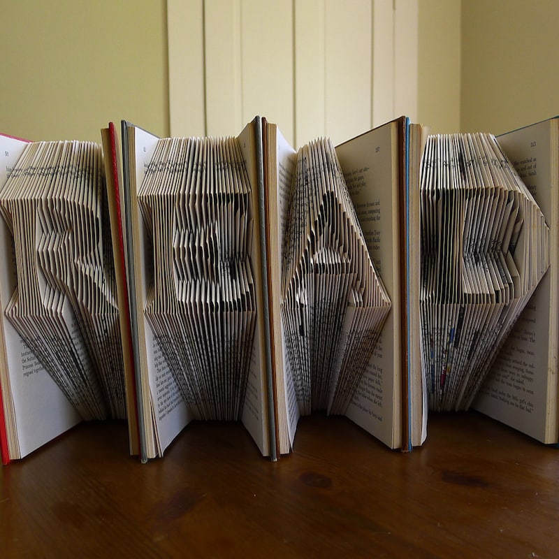 Folded Books - Etsy