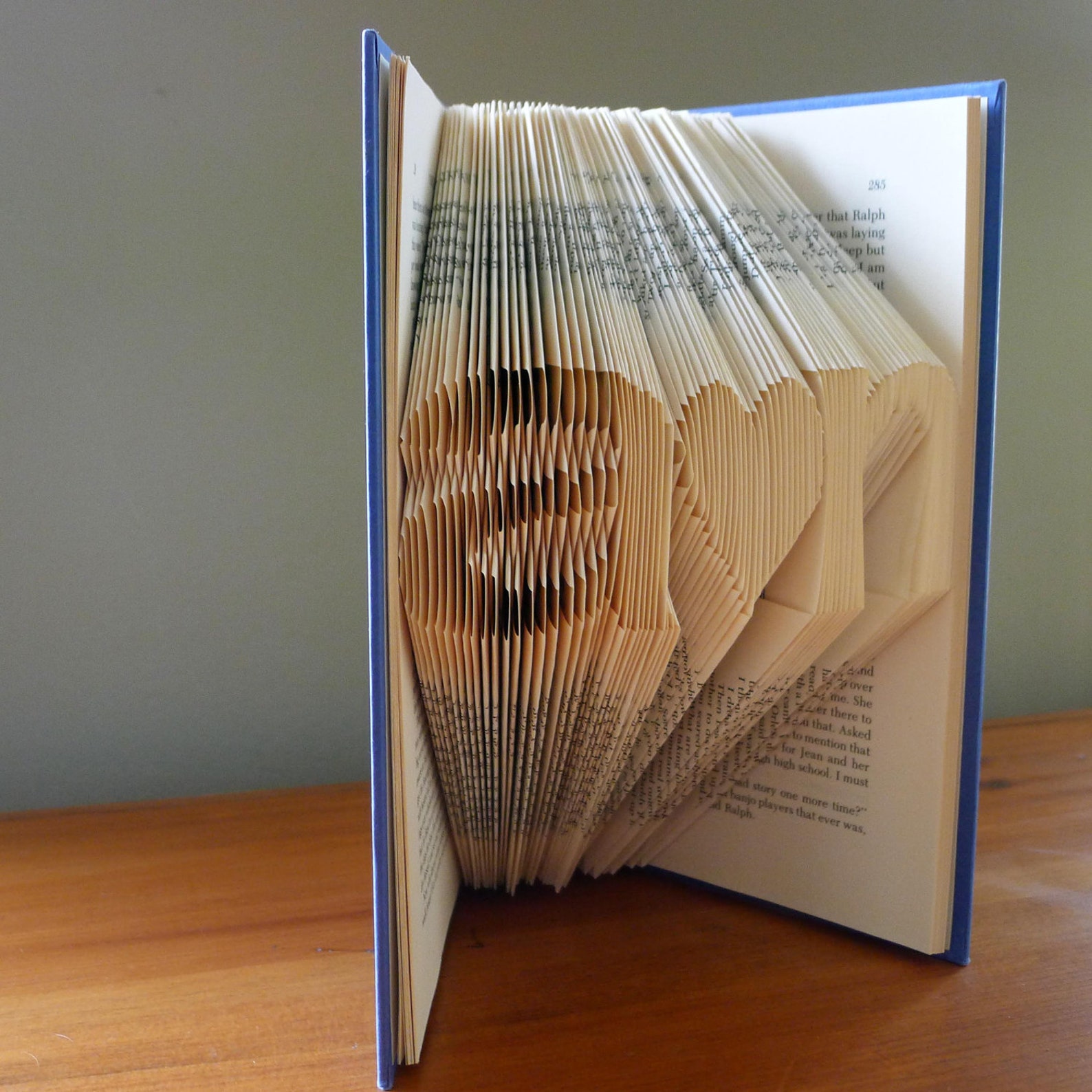 Boyfriend Gift Folded Book Girlfriend First Anniversary | Etsy