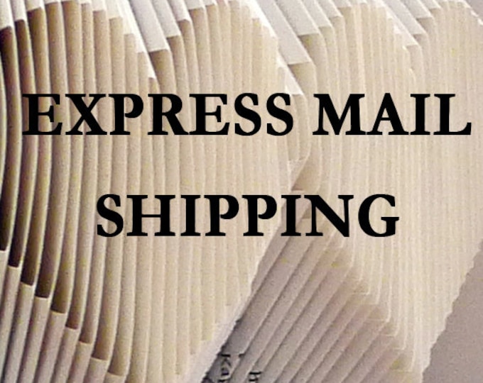EXPRESS MAIL Upgrade - Book Shipped via USPS Express Mail - Custom ...