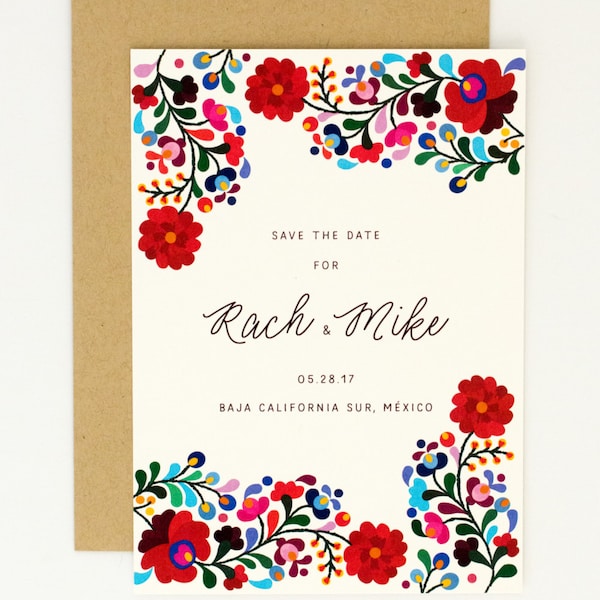 Mexico Save the Date - Etsy