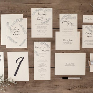 Modern Thank You Cards Elegant and Sophisticated, Unique Script Font ...